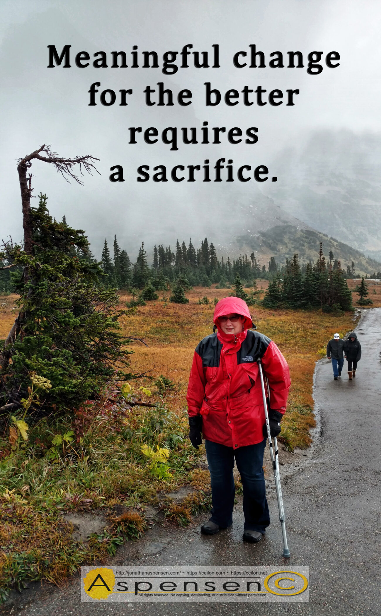 Meaningful change for the better requires a sacrifice – Dr. Ceilon Aspensen