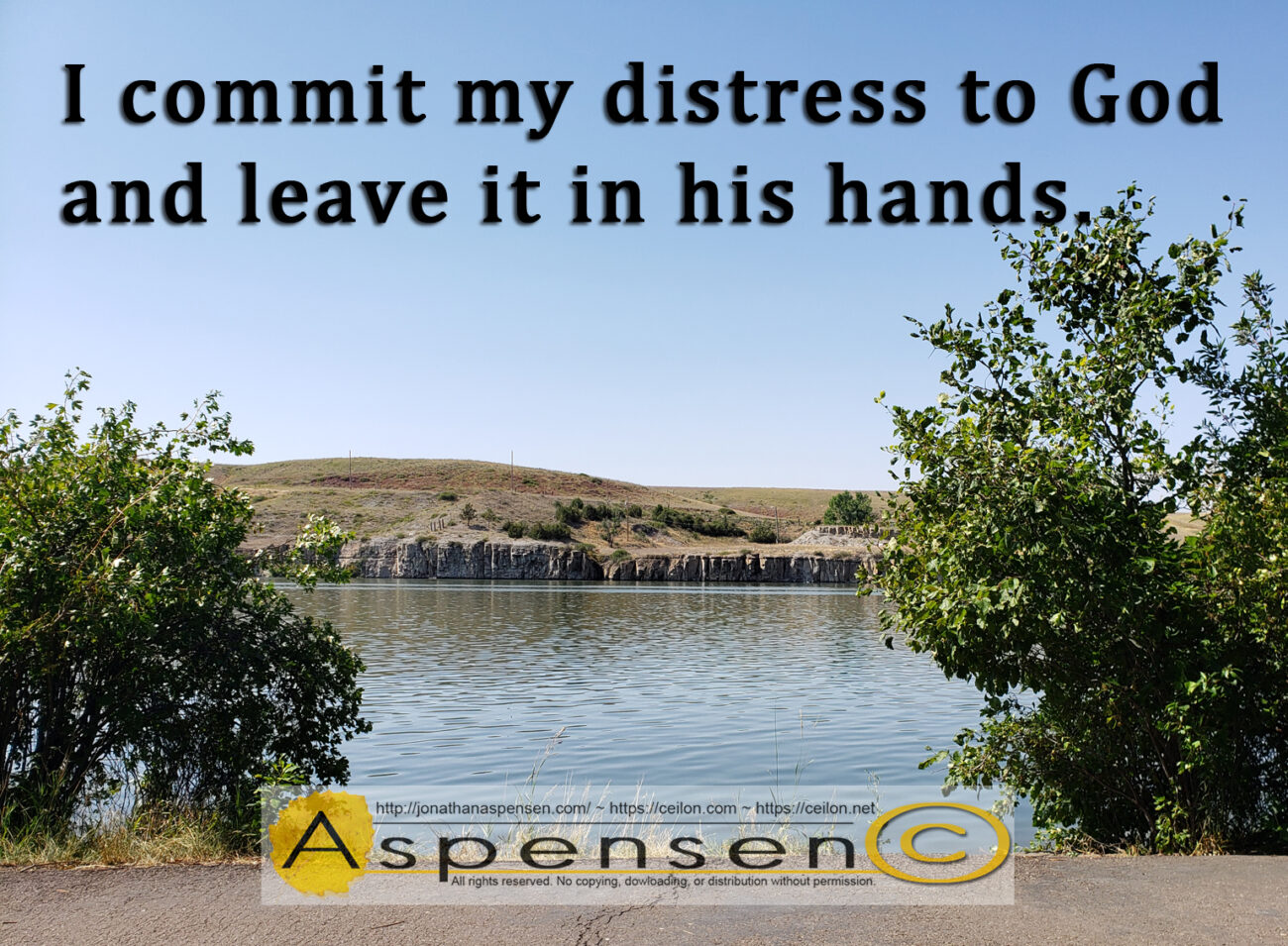 I commit my distress to God and leave it in his hands – Dr. Ceilon Aspensen